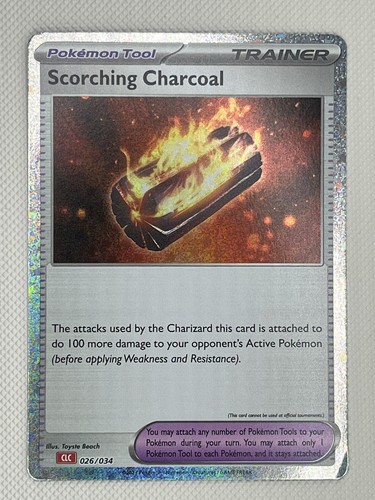 Scorching Charcoal 026/034 - Pokemon Trading Card Game Classic - LP ...