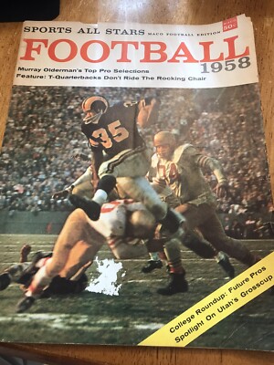 1958🔥 MACO Sports All Stars Football Magazine - Murray Olderman's Rams ...