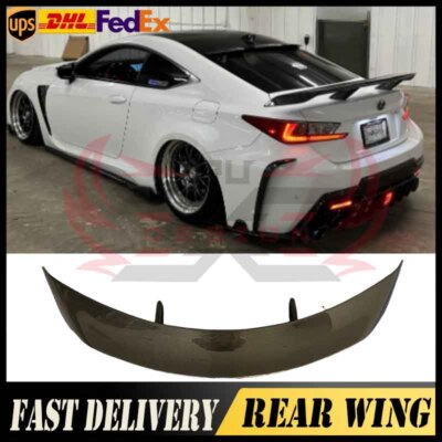 Carbon Fiber Trunk Spoiler Tail Wing Lip For 2018-2021 Lexus RCF RC-F ...