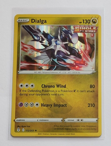 2021 POKEMON DIALGA HOLO TRADING CARD | eBay