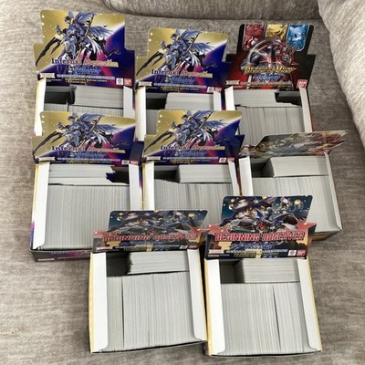 HUGE Digimon TCG Card Game Bulk Lot Bandai Common Uncommon Collection ...