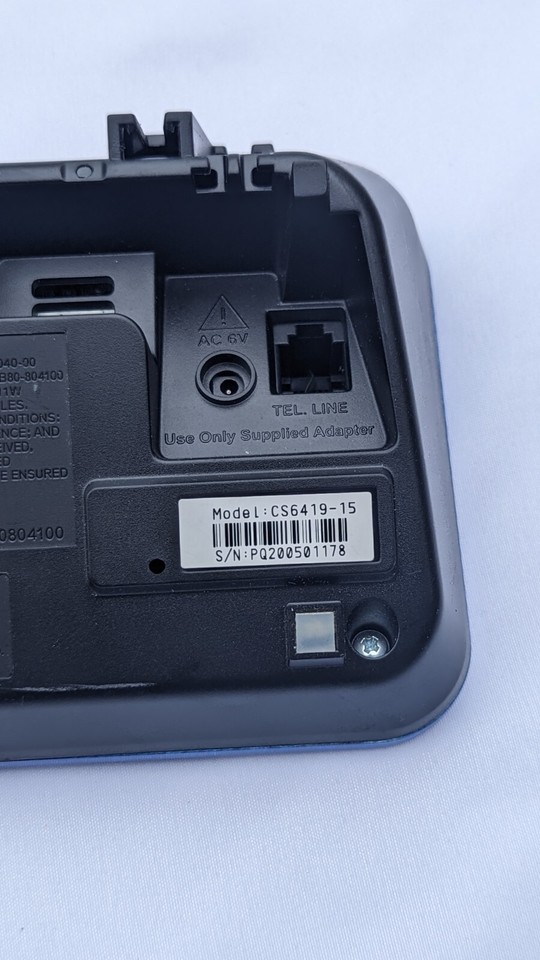 Vtech Cordless Phone Model CS6519-15 Blue Phone with Cradle Charger | eBay