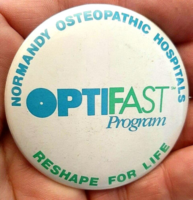 PKMs Normandy Osteopathic Hospitals OPTIFAST Program 2 1/4" pinback | eBay