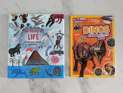 Prehistoric Evolution books: the Story of Life + NG Dinos Activity Book ...
