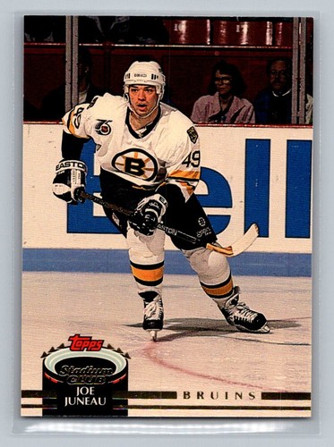 1992 Topps Stadium Club Joe Juneau #297 Boston Bruins | eBay