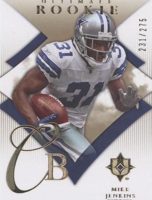 2008 Ultimate Collection - Ultimate Rookie Mike Jenkins #180 /275 (RC ...