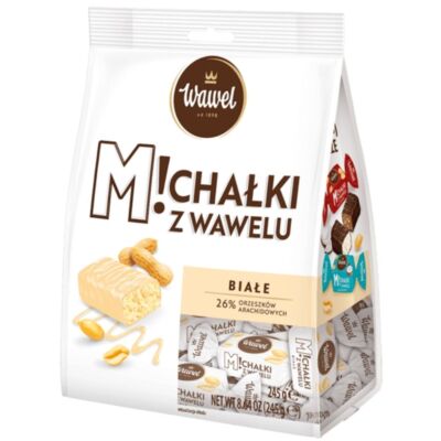 (17,92 EUR/kg) Michalki ''Biale'' in weißer Schokolade polnisch 245g ...