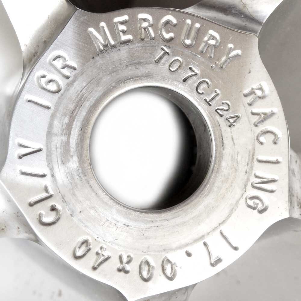 Mercury Racing Boat CNC Cleaver Propeller T07C124 | RH 17 x 40P (Demo ...