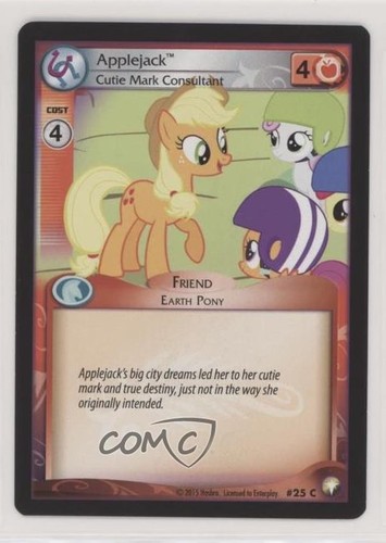 2015 My Little Pony CCG - Equestrian Odysseys Applejack Cutie Mark ...