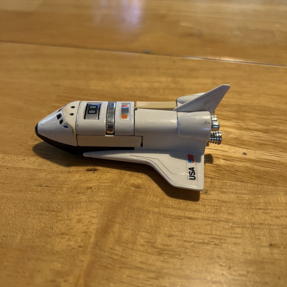 Vintage 1980s Diecast Convertible Robot Space Shuttle Marx X 5 Rocket