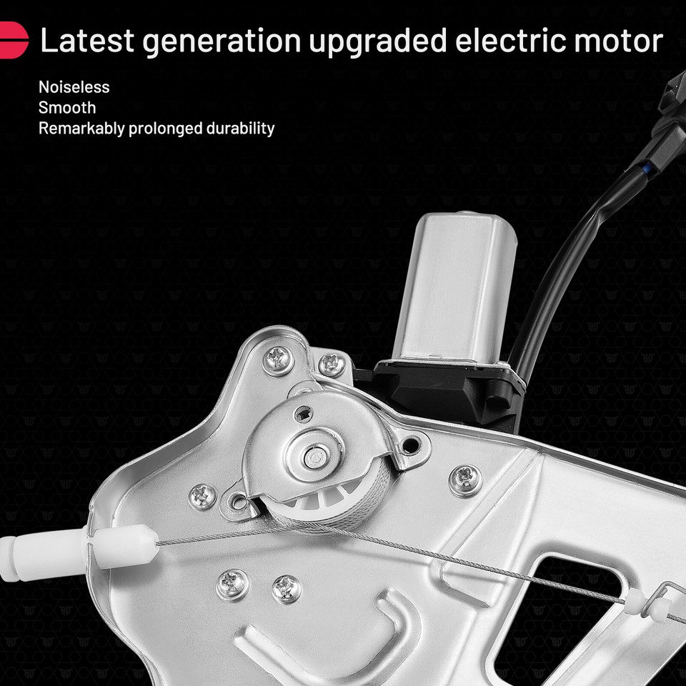 Power Window Regulator Front Passenger Side w/ Motor for 2000-2005 ...