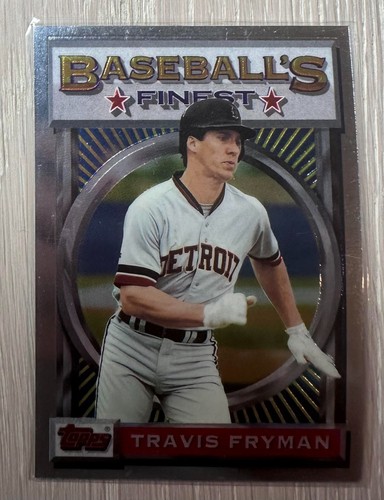 1993 Topps Baseballs Finest Travis Fryman #135 SS Detroit Tigers Sports ...