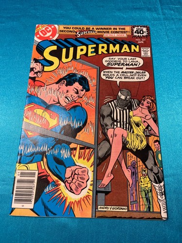 SUPERMAN # 331, JAN. 1979, MASTER JAILER! FINE MINUS CONDTION | eBay