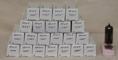 Type 35W4 vacuum tubes radio, TV, HAM, tested and repackaged, used | eBay