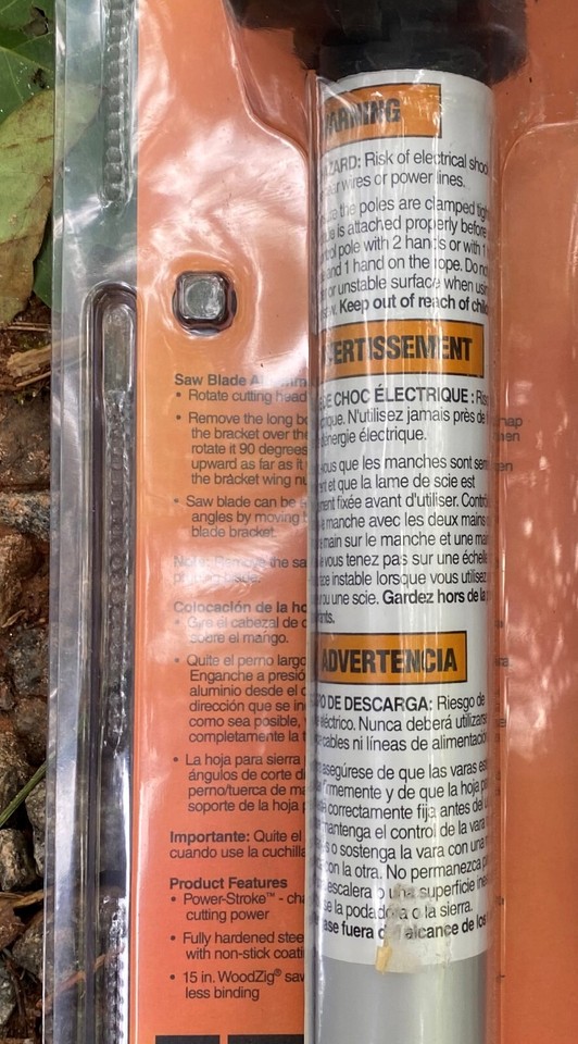 Fiskars 2-in-1 up to 12' ROPELESS Tree Pruning Pole STIK + 15" Saw ...