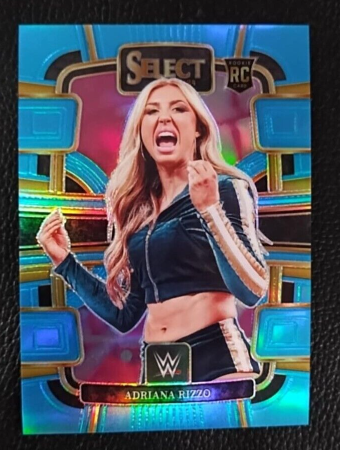 2024 WWE Panini Select Adriana Rizzo Blue 098/249 Prizm + Base Rookie ...