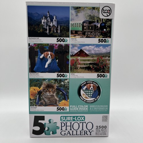 Sure-Lox Puzzle Photo Gallery 5 Individually Packaged 2500 Pieces New ...