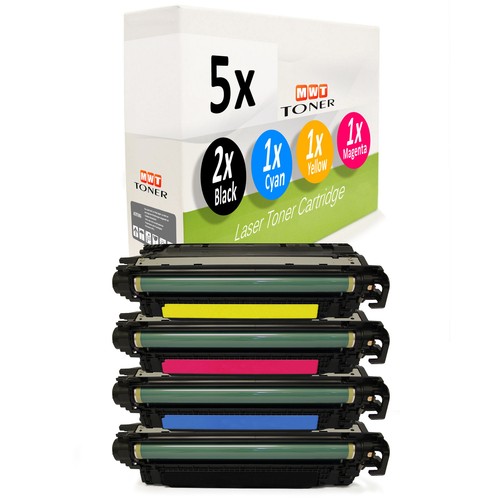 5x MWT Toner kompatibel f r HP Color LaserJet CP-5225-N CP-5225-DN CP ...