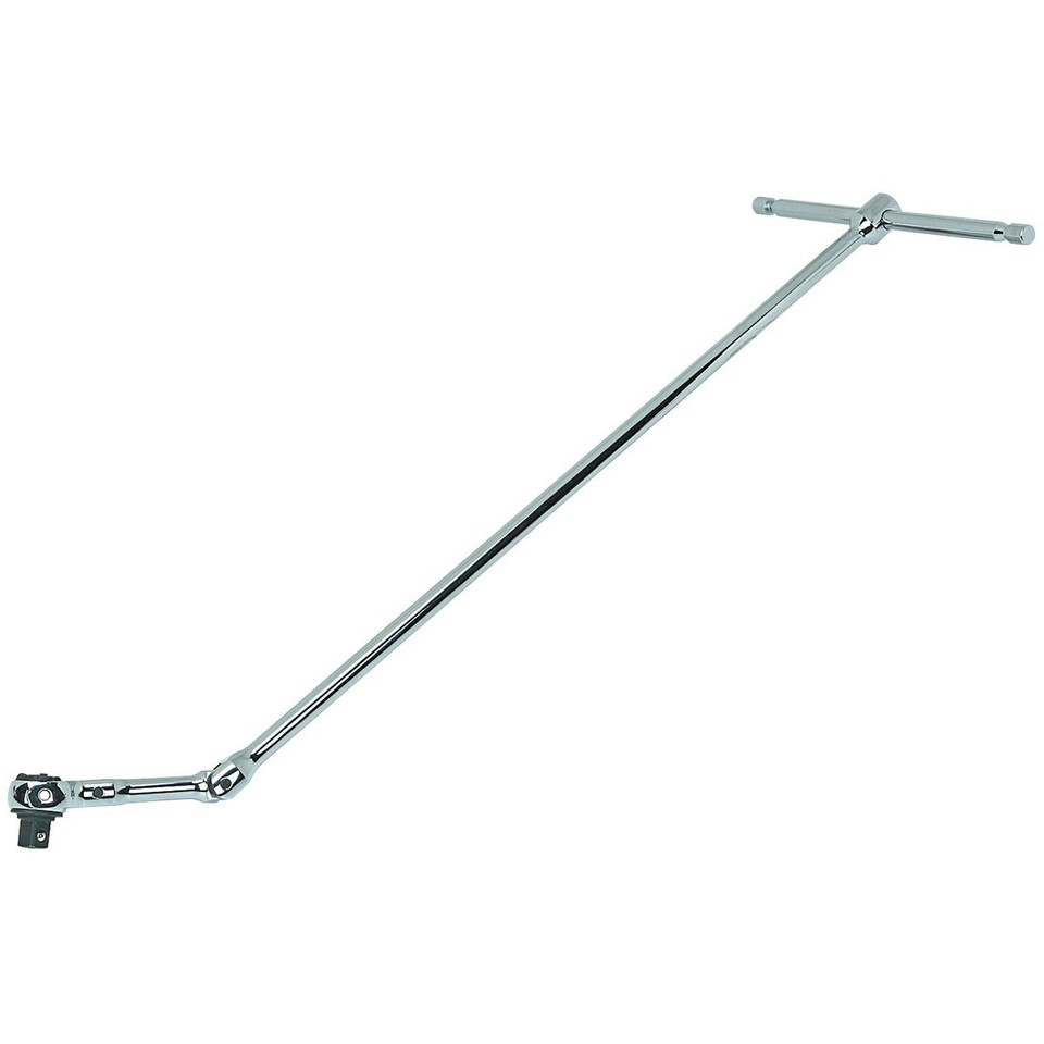 3/8" Dr Flexible Head Socket Wrench Long Extension Flex Angle T Bar ...