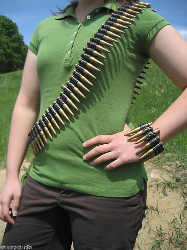 Plastic Toy Fake Ammo Bullet Belt Bandolier Military Army Soldier ...