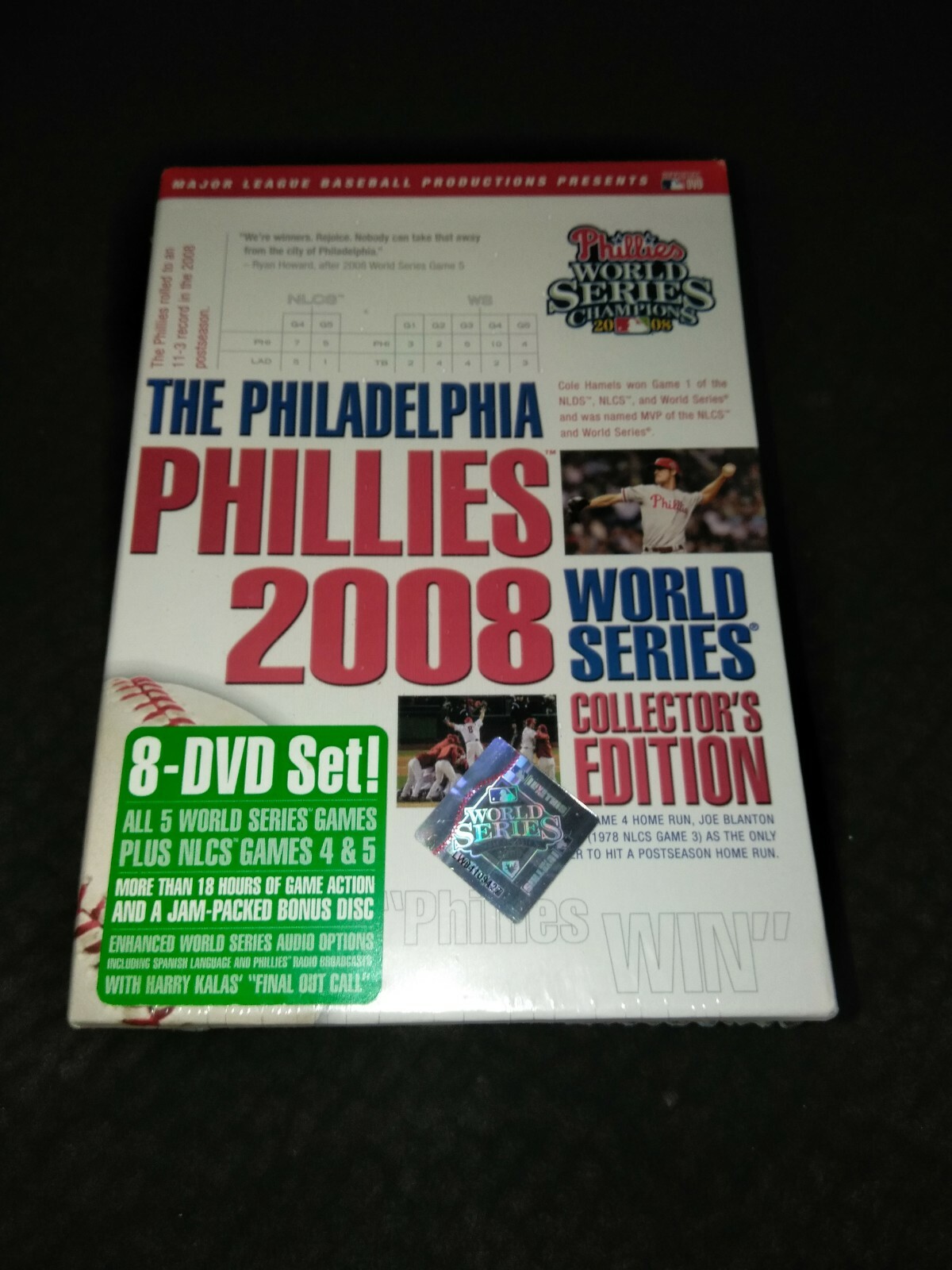 Philadelphia Phillies 2008 World Series (DVD, 2008, 8-Disc Set ...