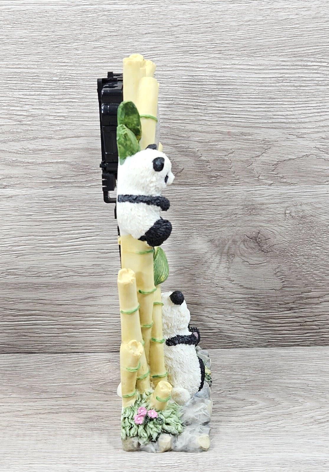 Vintage Panda Bear Clock Ornament Decorative Collectible Decoration 6 ...