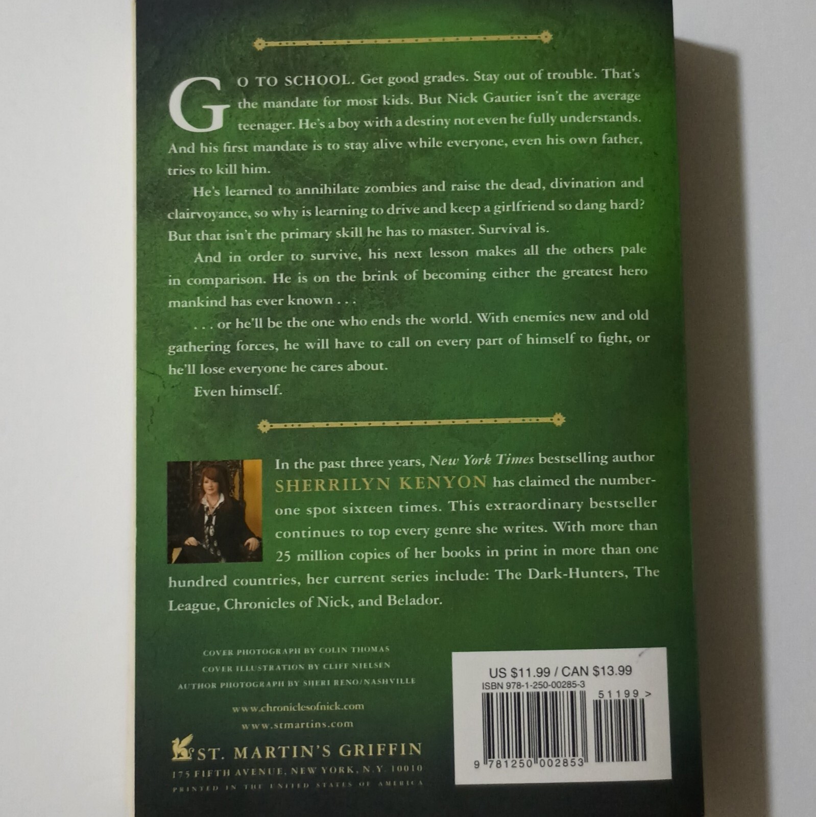 Infinity: Chronicles of Nick - Paperback by Sherrilyn Kenyon - Almost ...