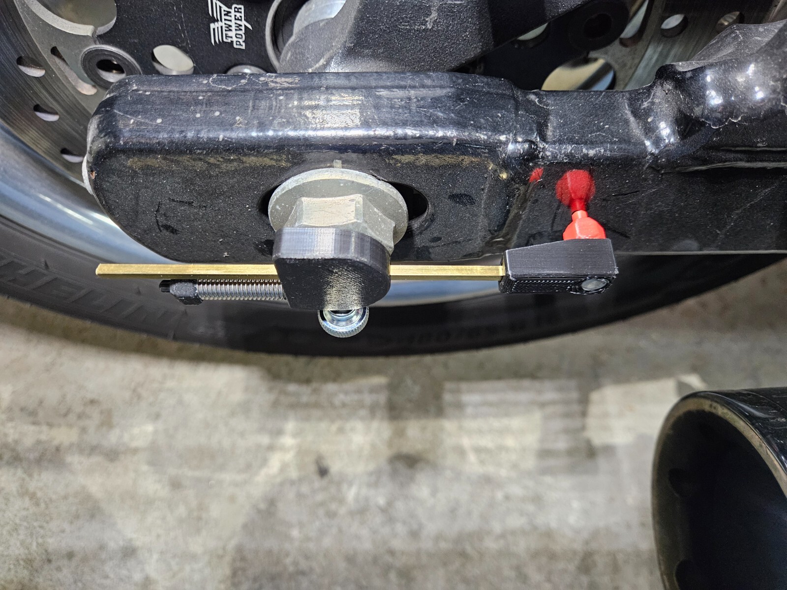 Rear Wheel Alignment Tool for Harley Davidson Dyna