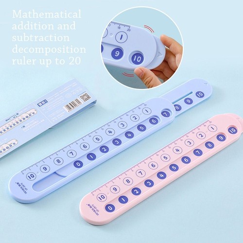 Within 20 Math Decomposition Ruler Plastic Addition Ruler School ...