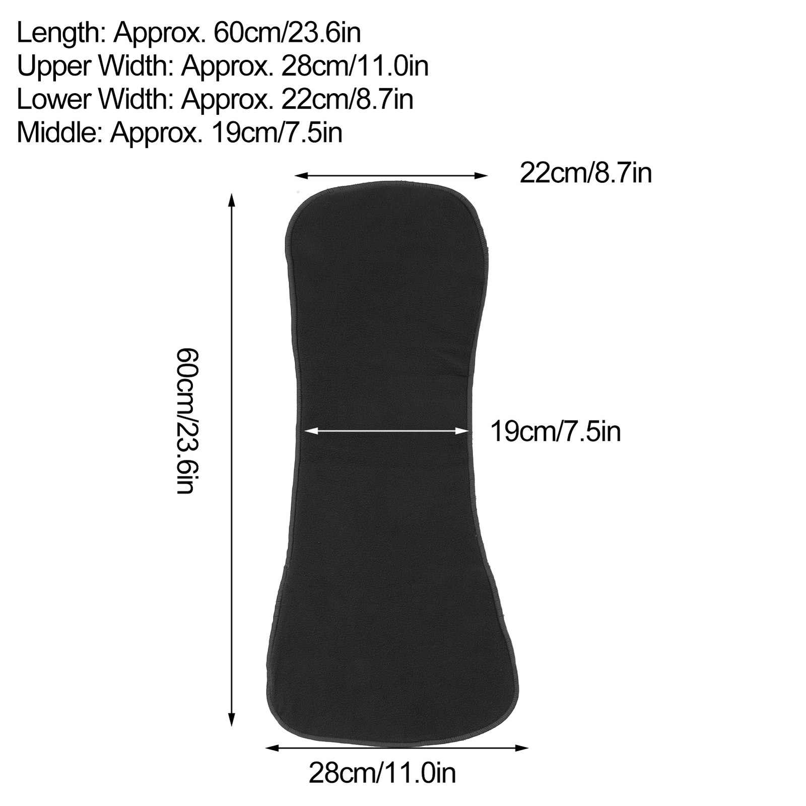 Adult Urinary Incontinence Pads 5 Layer Pee Pads Washable Reusable For ...