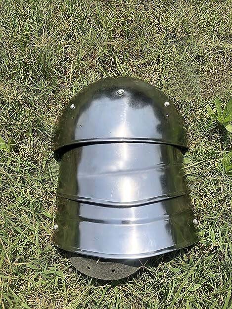 Medieval Steel Pauldrons Shoulder Armour Silver One Size | eBay
