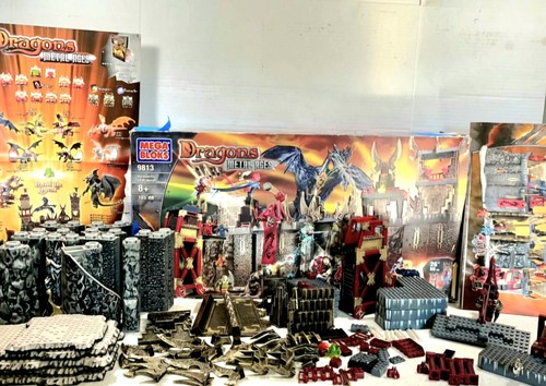 Mega Bloks Dragons Metal Ages 9813 Play Set Building Blocks Castle ...