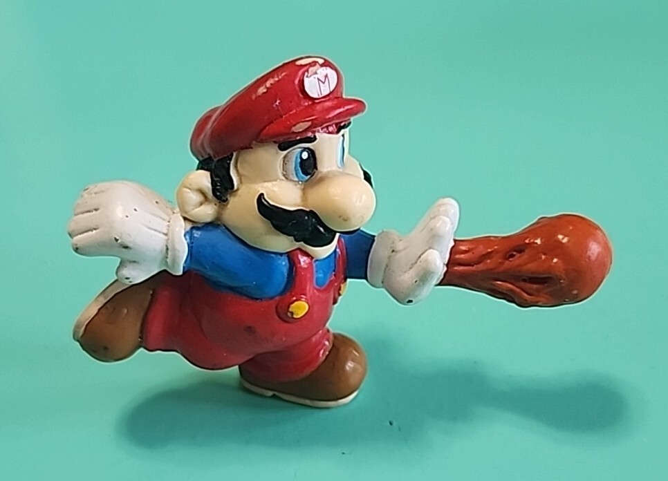 1989 Vintage Nintendo Of America Applause Super Mario Fireball PVC ...
