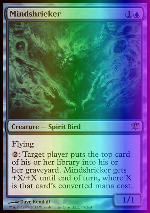 MTG Magic the Gathering Mindshrieker (67/300) Innistrad LP FOIL | eBay