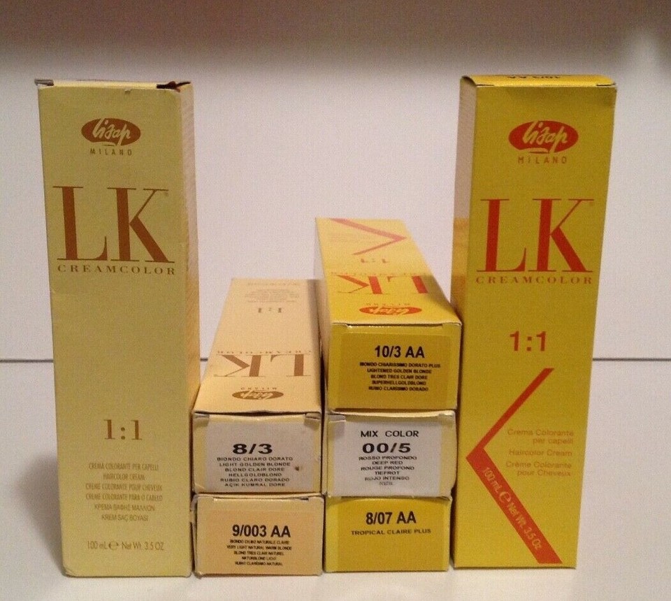 LISAP Milano LK Cream Color PERMANENT YOUR CHOICE Series 00 - 10 | eBay