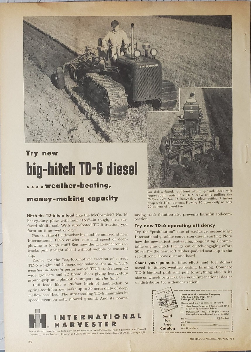 Td6 International Crawler Tractor