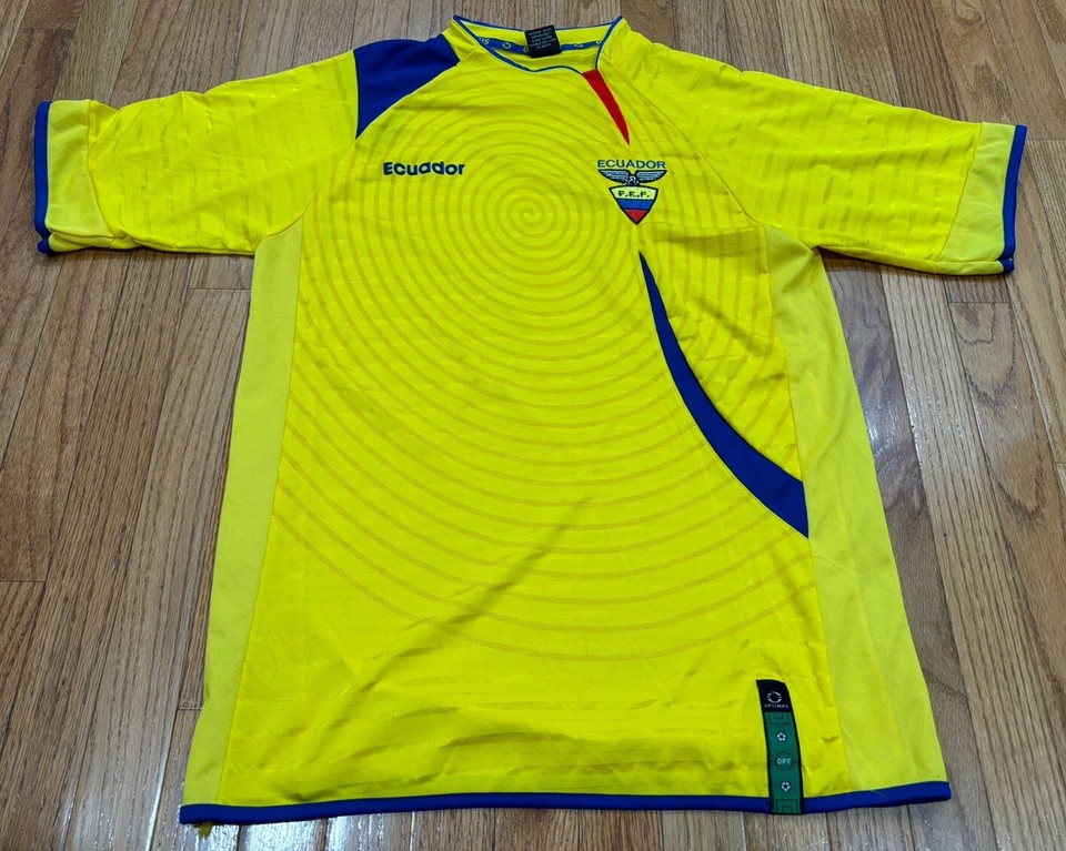 Ecuador FEF Soccer Football Jersey Shirt Optimus South Africa 2010 ...