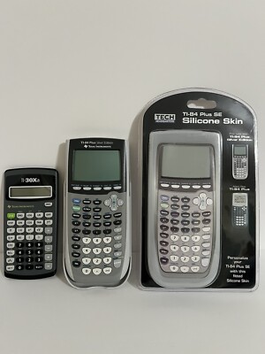 TI-84 Texas Instrument Plus Silver Edition- With Free Ti 30Xa - With ...