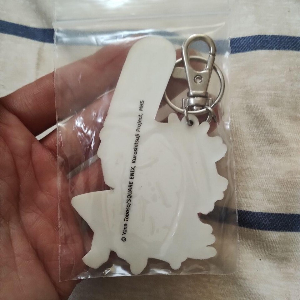 Black Butler Grell Rubber Keychain North American Limited Genuine ...