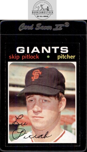 1971 Topps #19 Skip Pitlock NM | eBay