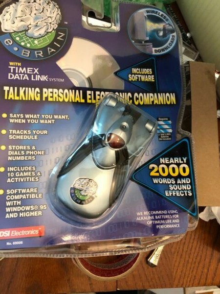E-brain Timex Data Link System Talking Personal Electronic Companion ...
