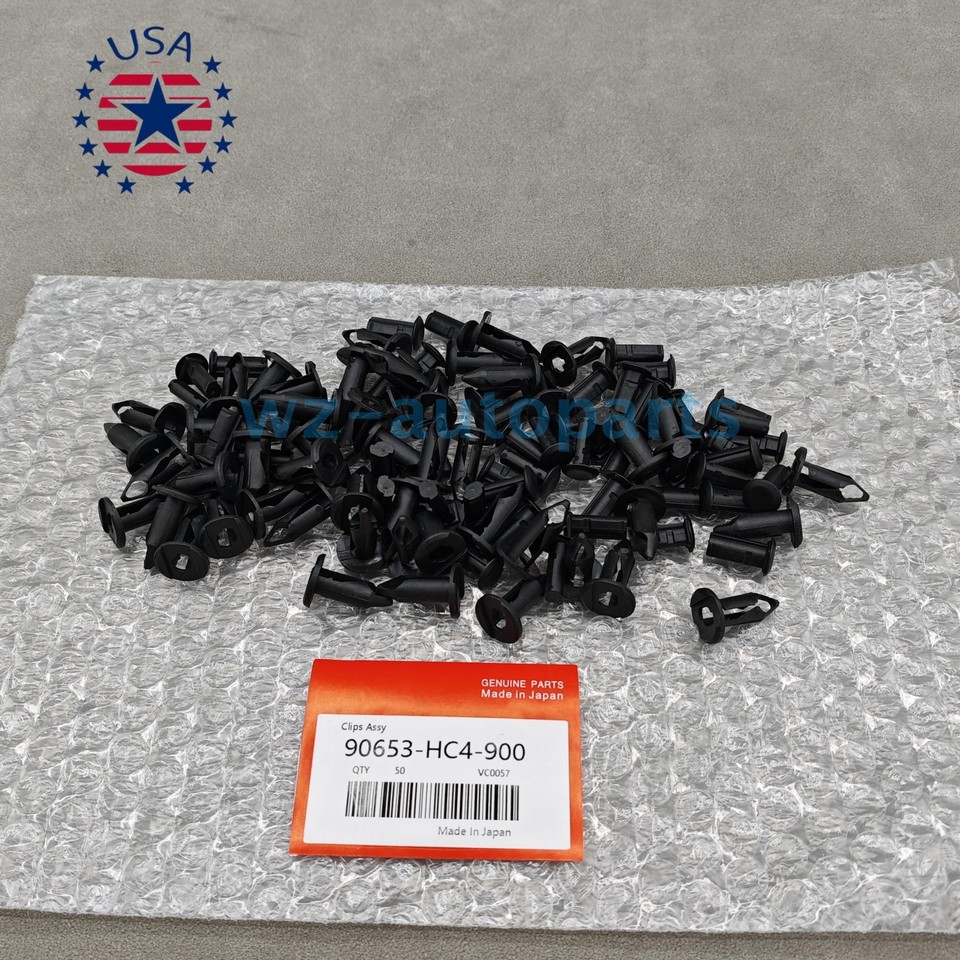 OEM 50PCS ATV Retainer Clips Push Pin Splash Guard Body Panel For Honda ...