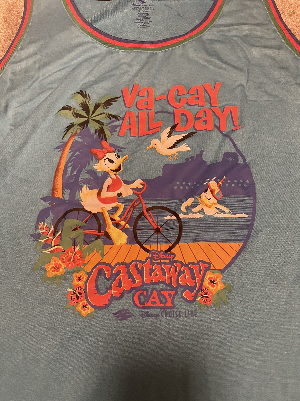 NWT Disney Cruise Line Castaway Cay Exclusive Women’s Coverup Daisy ...