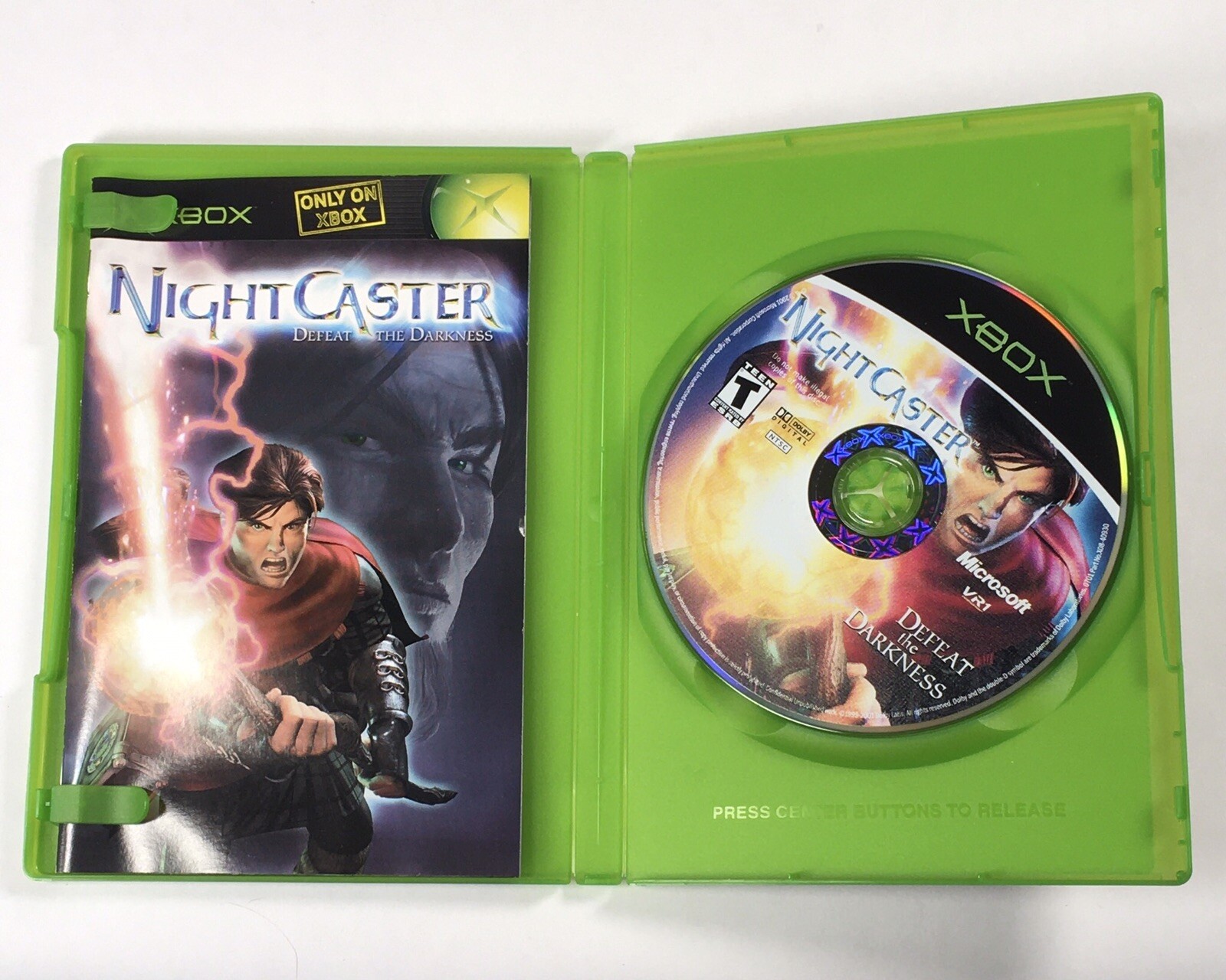 NightCaster: Defeat the Darkness Microsoft Xbox 2002 Complete TESTED ...