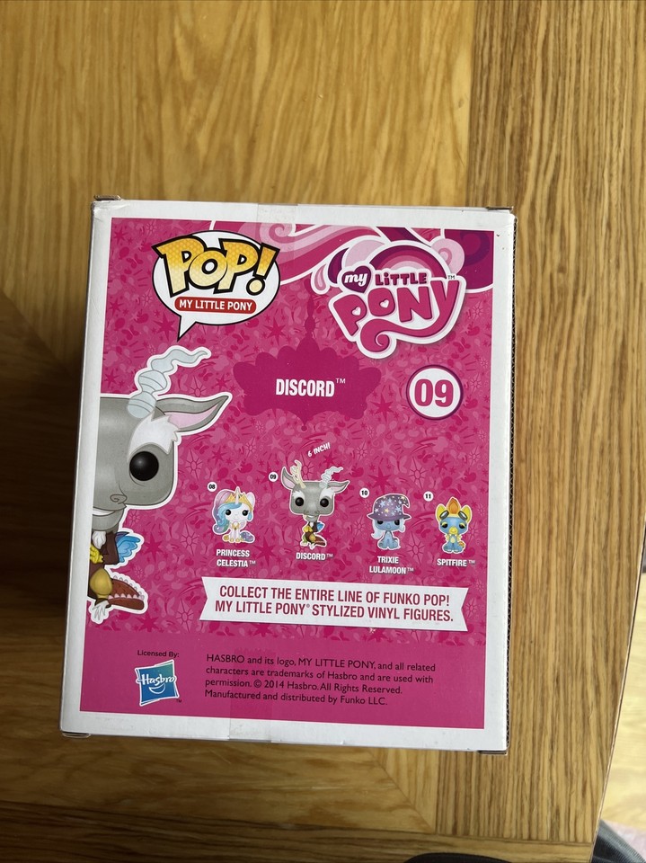 Funko Pop! Vinyl 6": My Little Pony - Discord (6 inch) #09 849803047542 ...