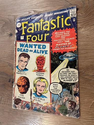 Fantastic Four 7 Marvel Comics 1962 Ebay