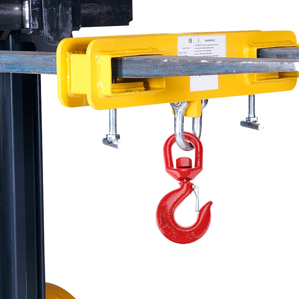 2 Ton Heavy Duty Swivel Lifting Hook, G80 Rotating Hook with Safety ...