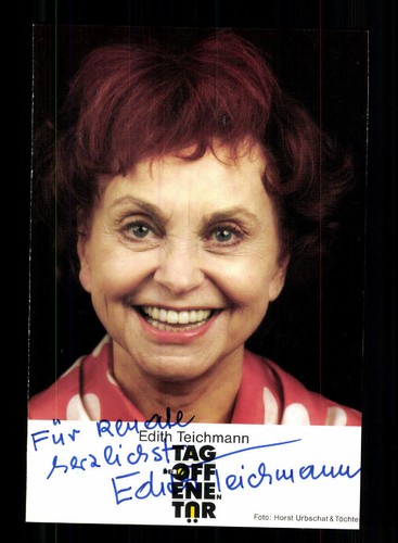 Edith Teichmann Autogrammkarte Original Signiert + F 2222 | eBay.de
