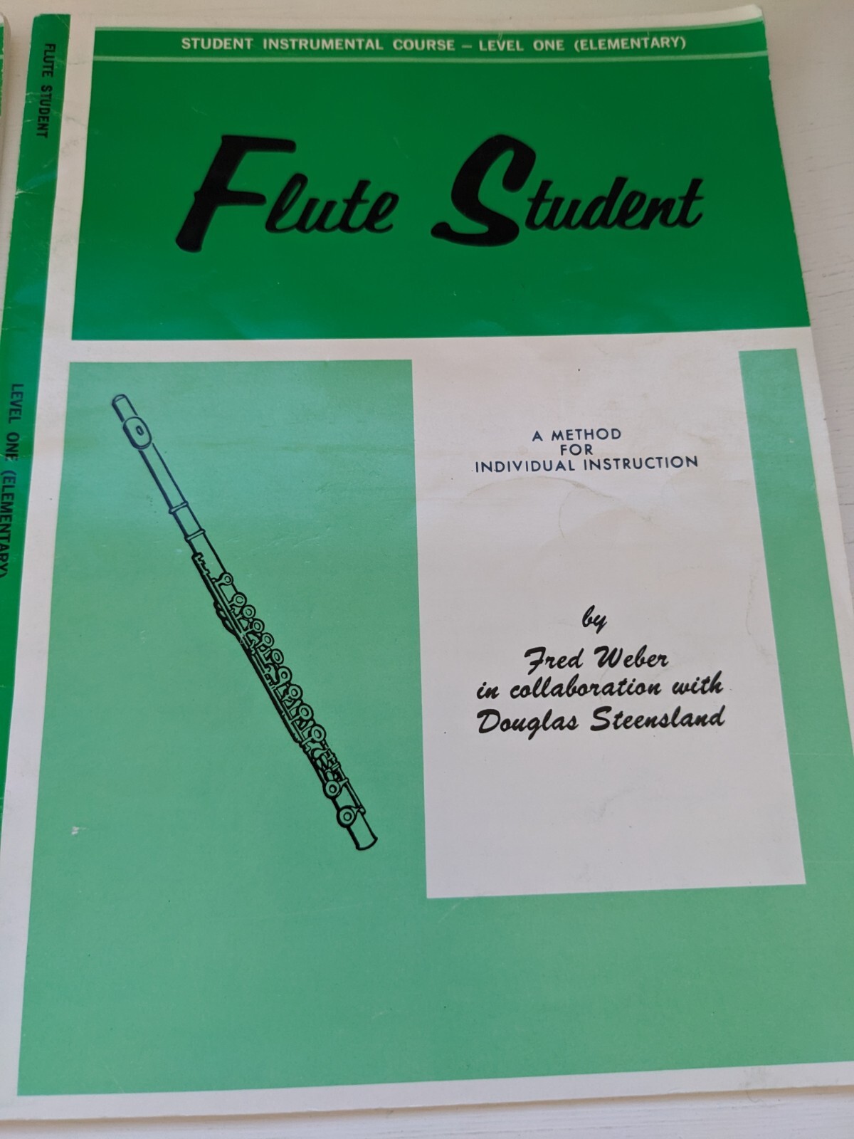 Flute Student Instruction Level One - 3 Books - Fred Weber & Douglas ...