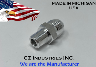 8AN AN-8 TO 1/4" NPT Male Thread Aluminum Fitting Adapter QTY:1 | eBay